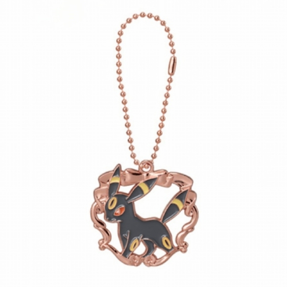 Pokemon | Accessories | New Pokmon Umbreon Rose Gold Metal Bag Charm ...